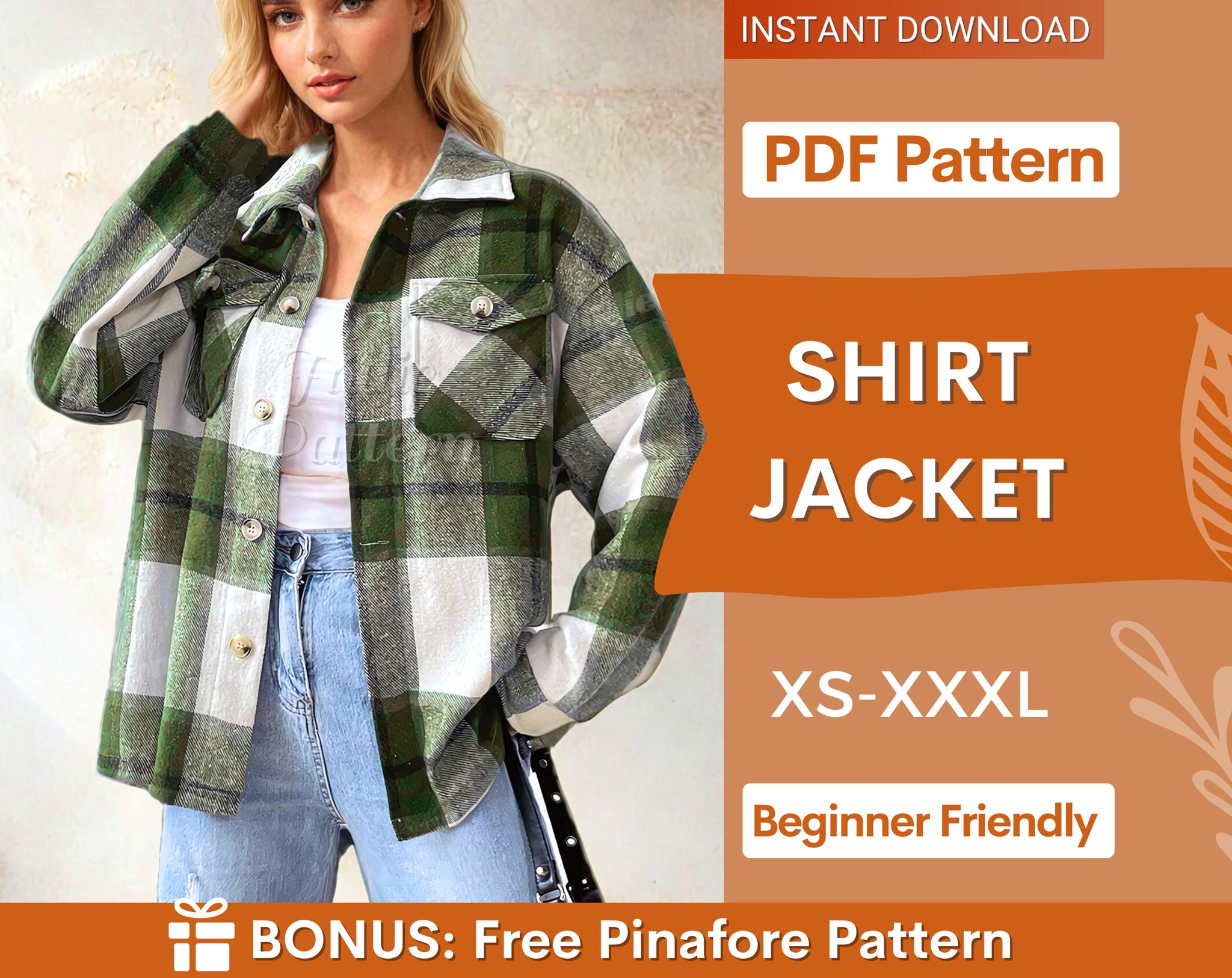 Shirt Jacket Sewing Pattern | Women's Shacket Pattern