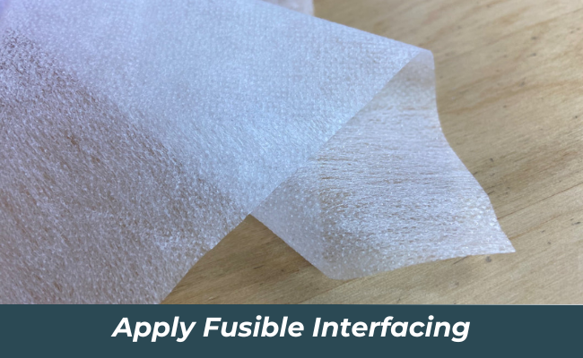 How to Apply Fusible Interfacing (videotutorial at the bottom)