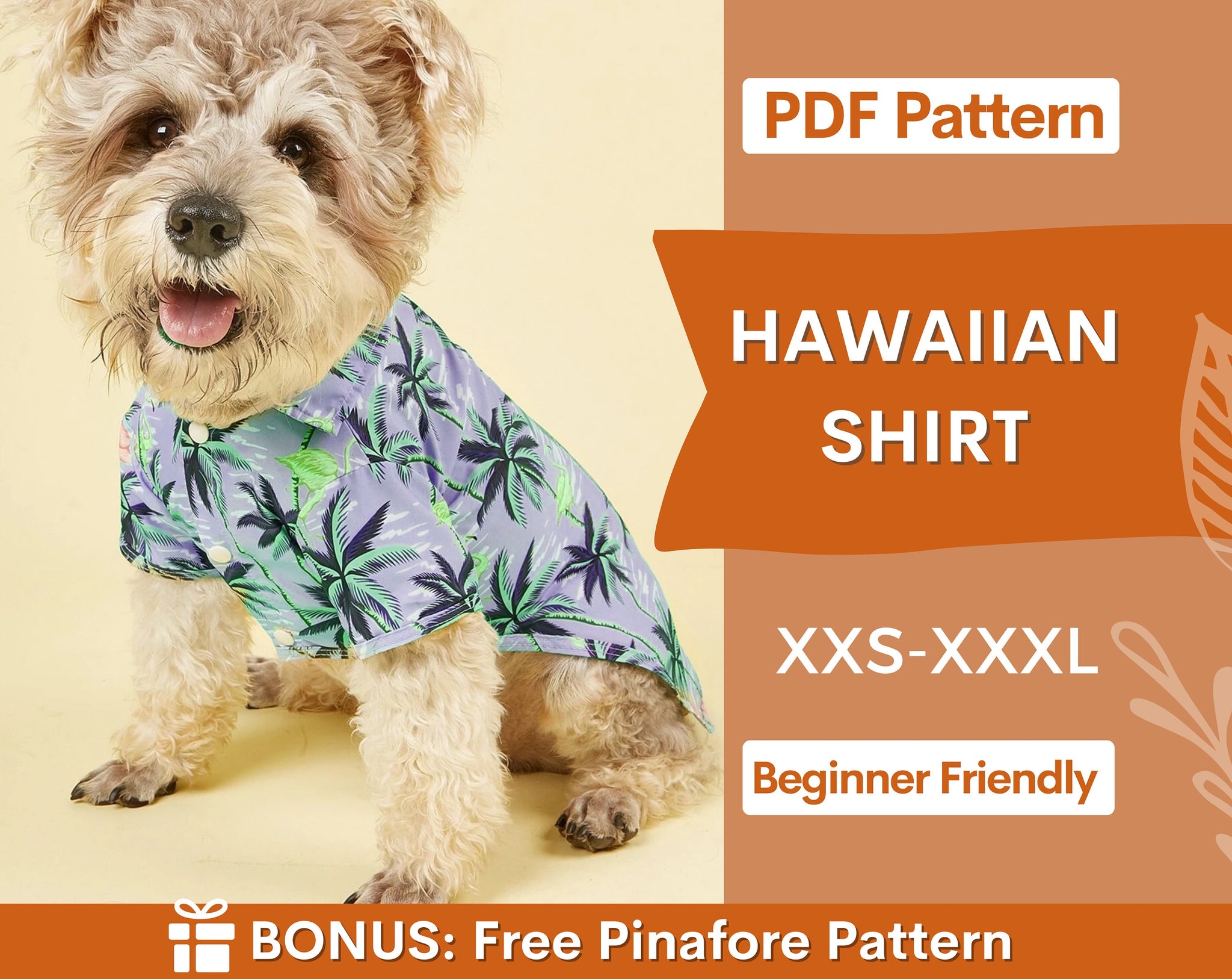 Dog Shirt Sewing Pattern - Trendy and Comfortable Design