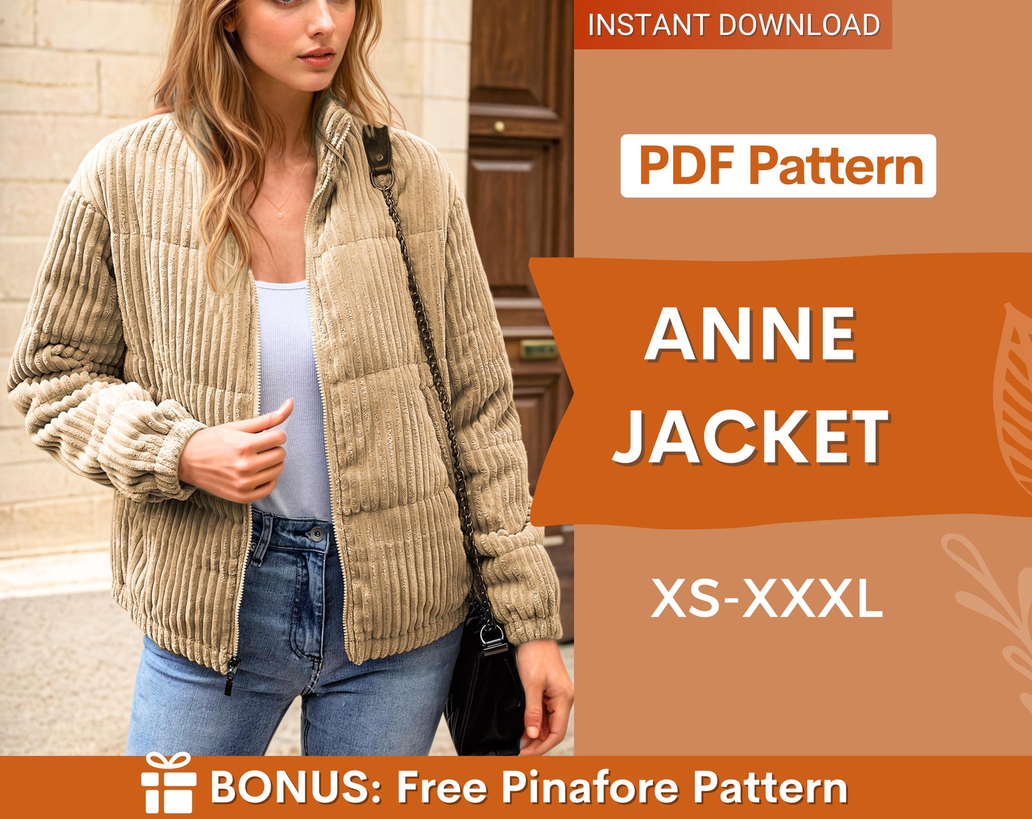 Winter Coat Sewing Pattern - Warm & Stylish Look for Women